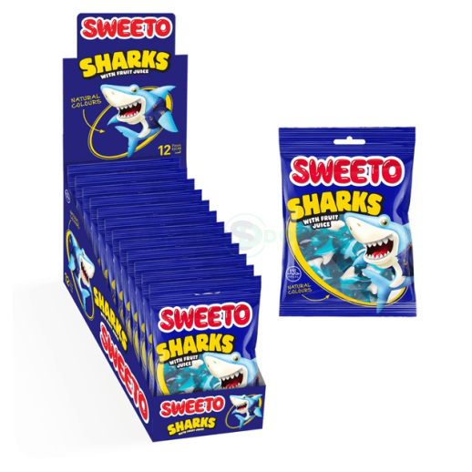 Sweet Halal Snoep - Sharks 80 gram - Soennah Dokter